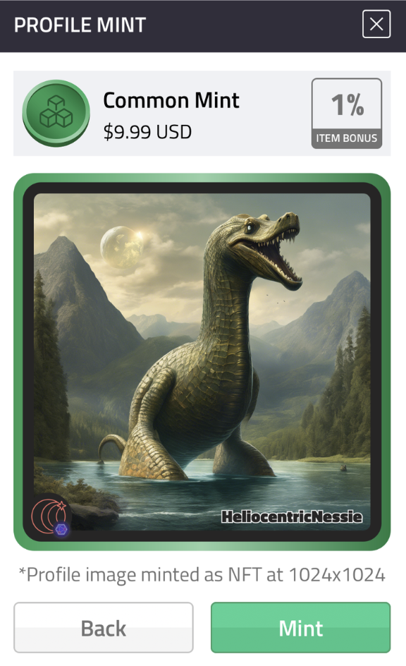 Minted Profiles – COIN App