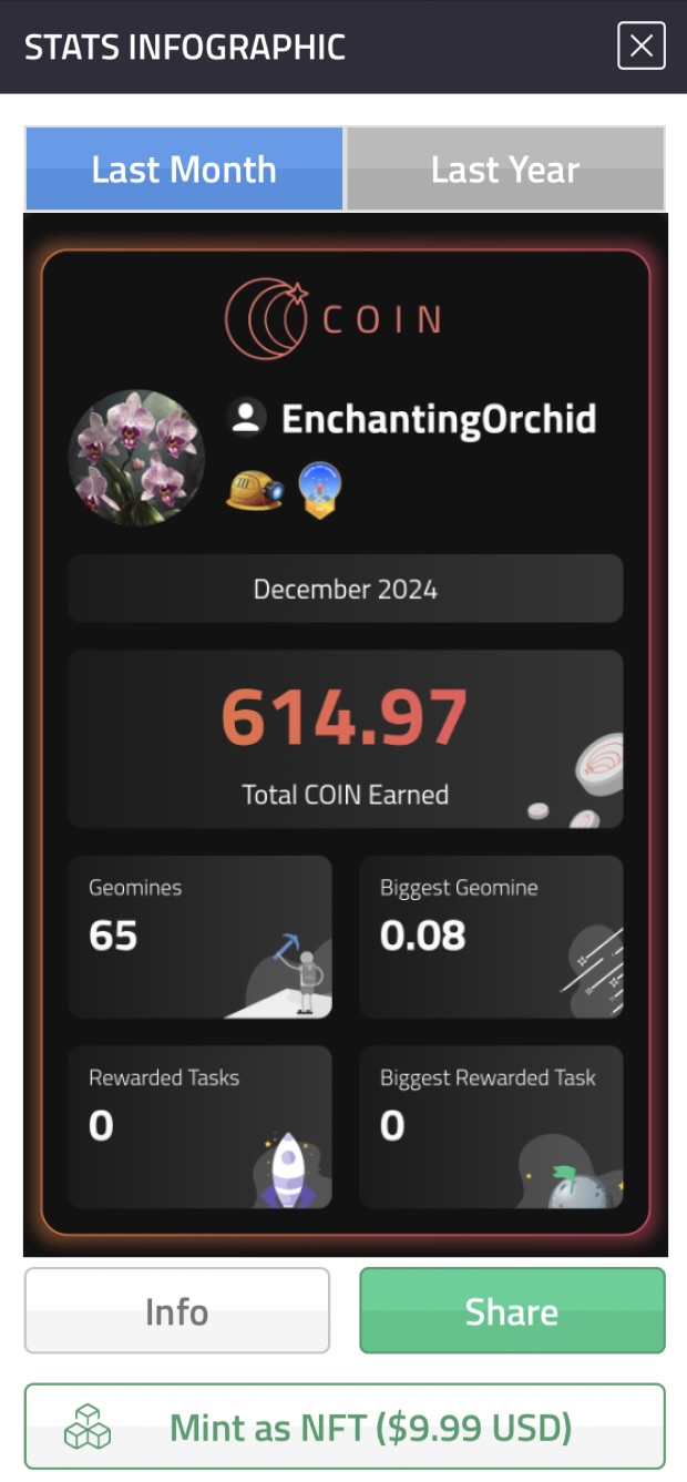 Stats Infographics – COIN App